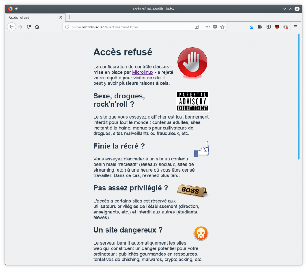 Filtrer le web avec SquidGuard sous CentOS 7 – Le blog technique de ...