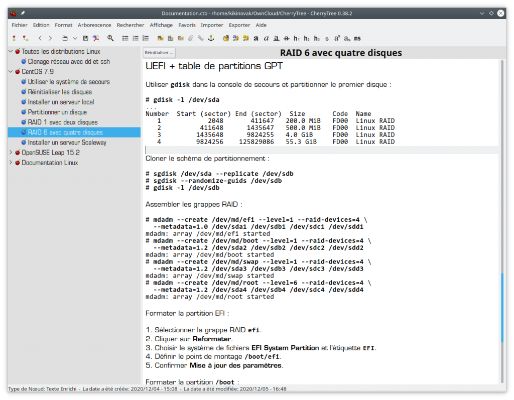 Organiser ses notes et sa documentation technique avec Cherrytree – Le ...